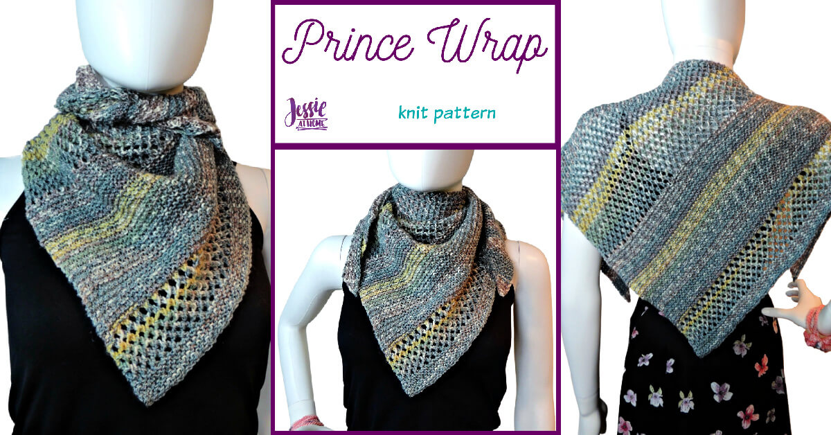 Small Unisex Knit Shawl Free, Fun, and Easy Knit Wrap Pattern