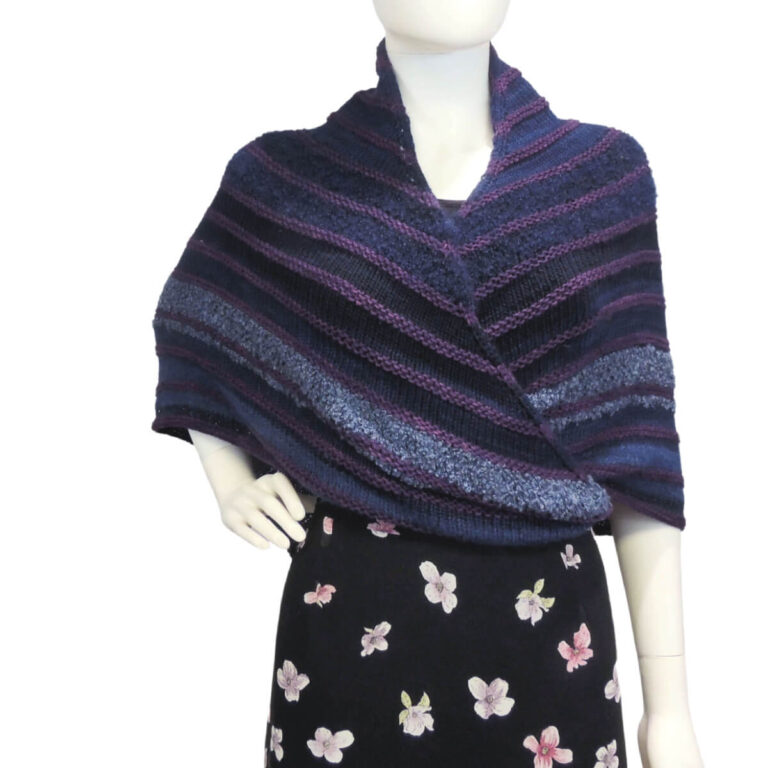 Find the Joy of Knitting With This Easy Knit Shawl for Beginners