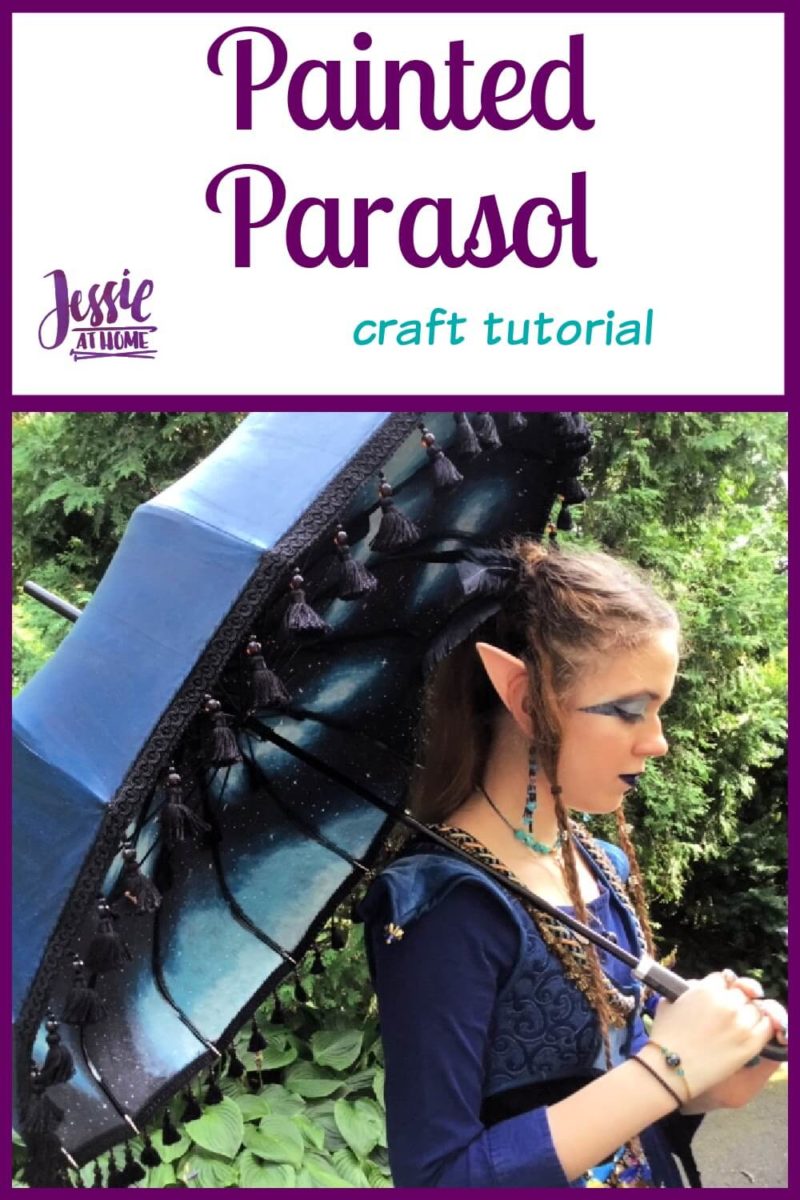 Painted Parasol - Mystical Craft Tutorial! - Jessie At Home