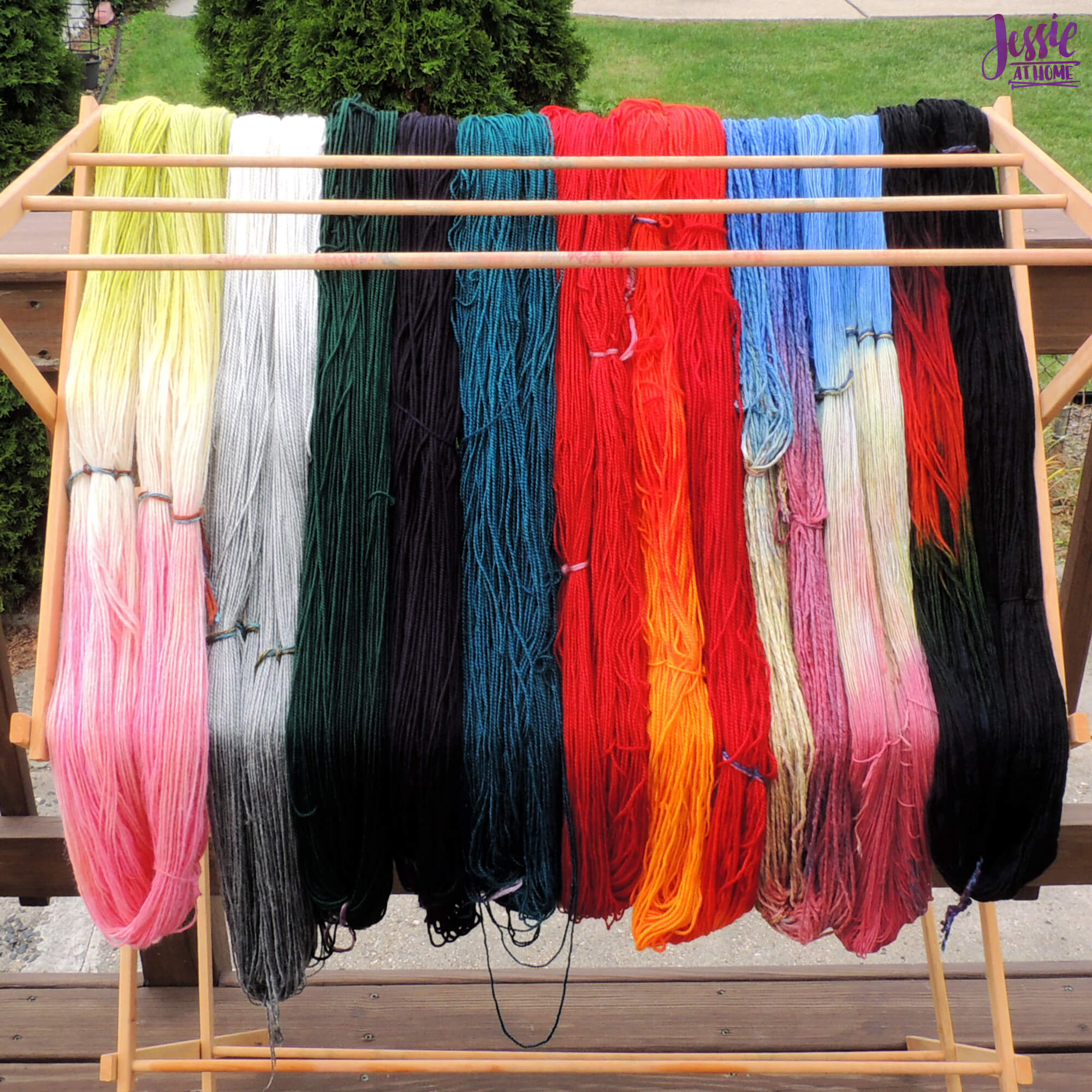 Yarn Dyeing with Greener Shades Acid Dye | Jessie At Home