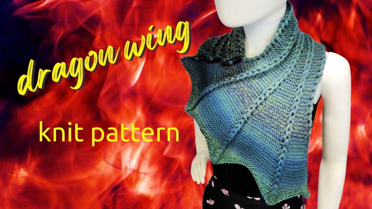 Dragon Wings Knitting Pattern Stunning Jacob's Ladder Knit Pattern,