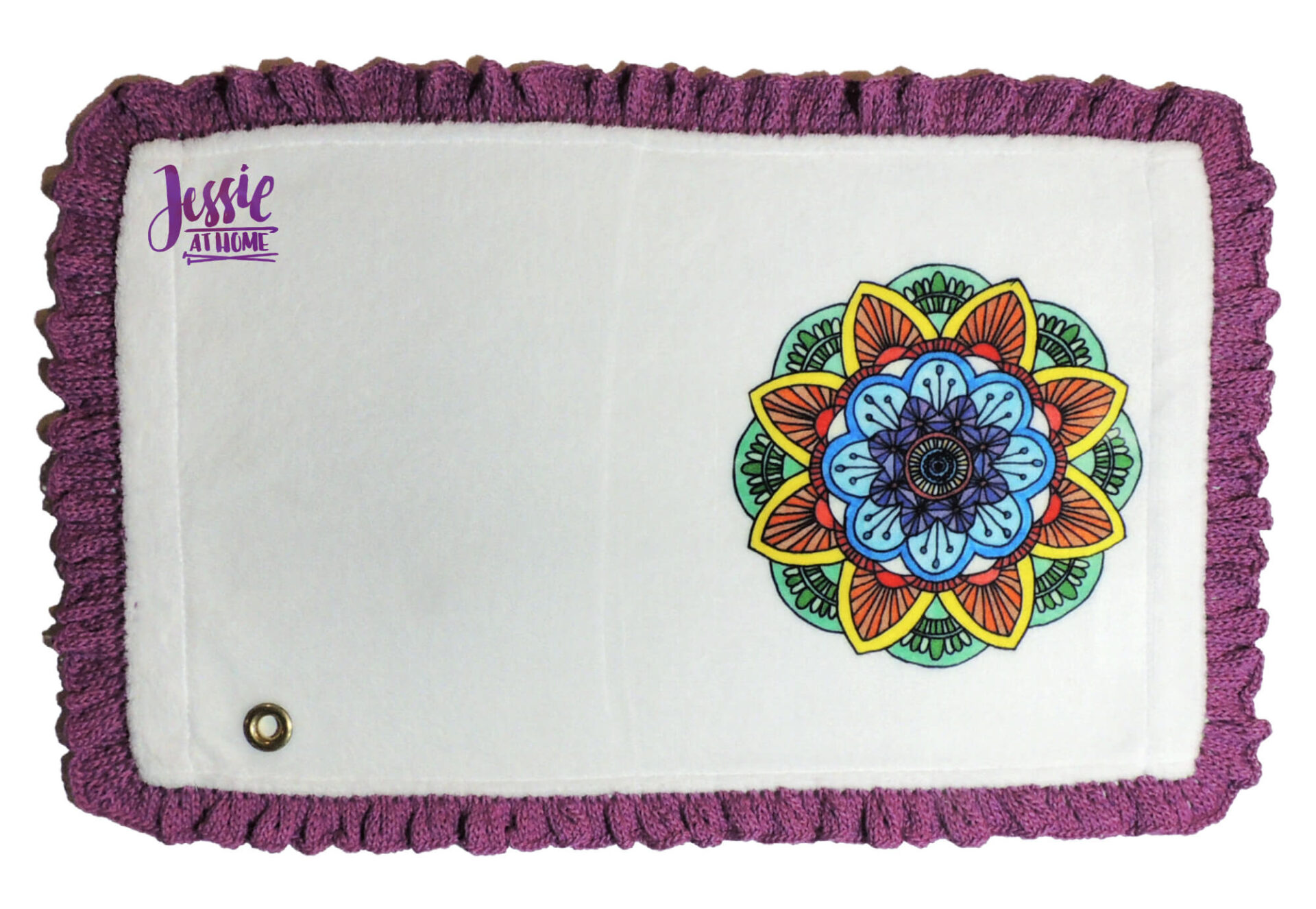 Knit Hand Towel Border - Knit Pattern and Video Tutorial - Jessie At Home