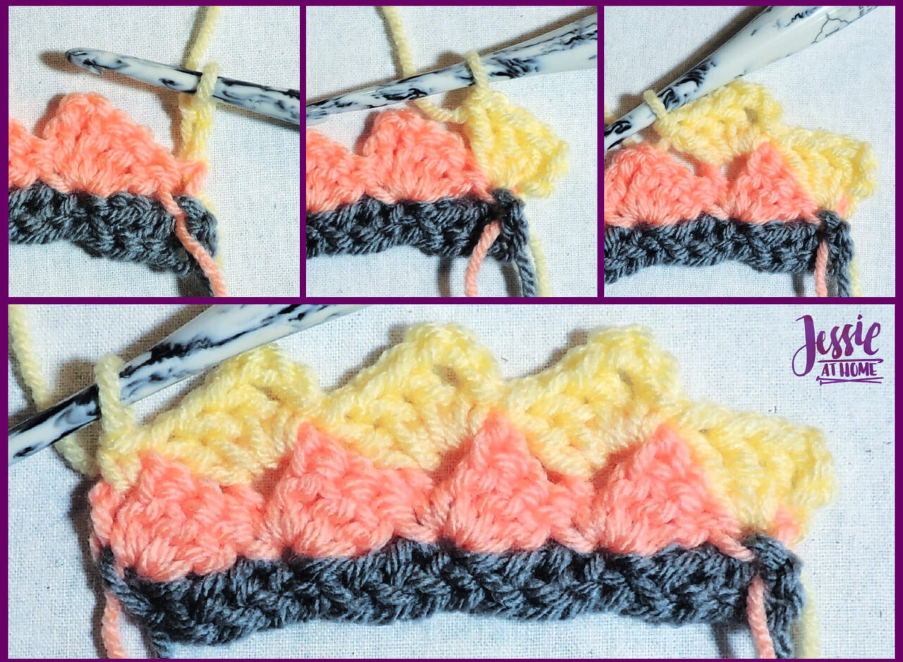 Box Stitch – written, photo, and video crochet tutorial - Jessie At Home