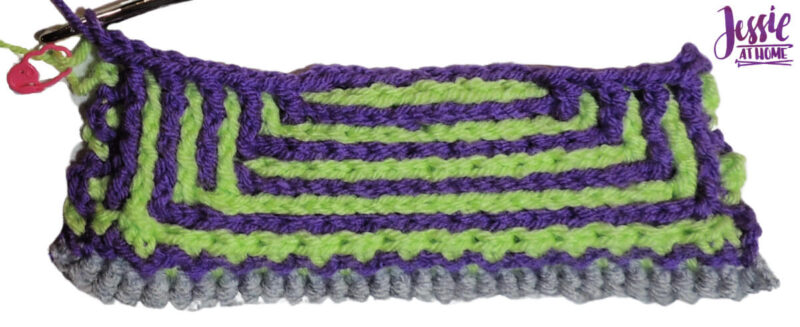 Geometry Mosaic Crochet – free stitch pattern tutorial with video