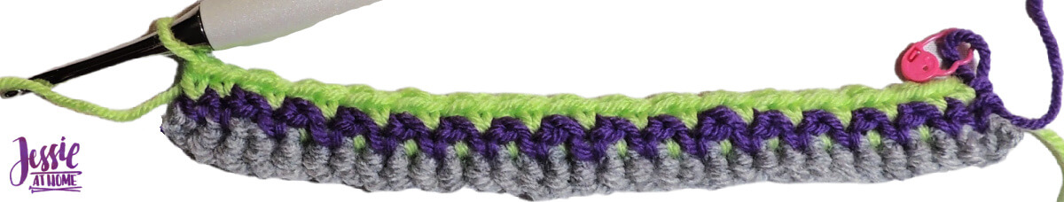 Geometry Mosaic Crochet – free stitch pattern tutorial with video