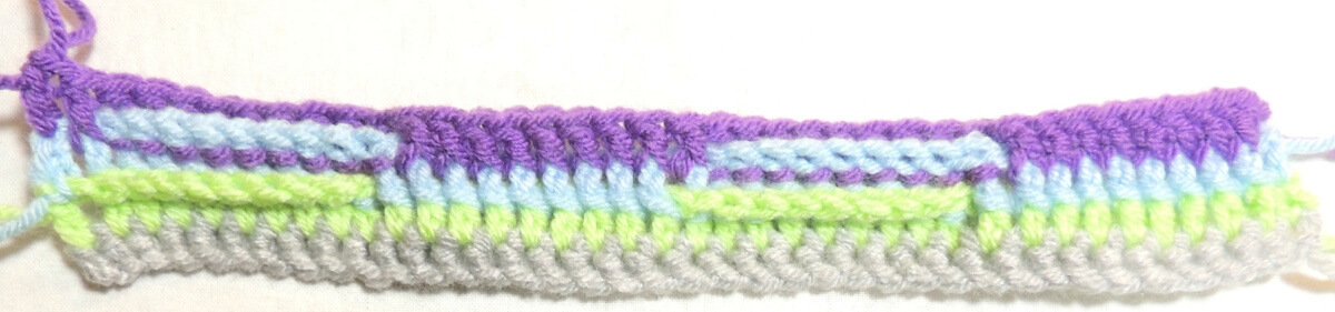 Step Up Your Crochet - Steps Stitch free tutorial - Jessie At Home