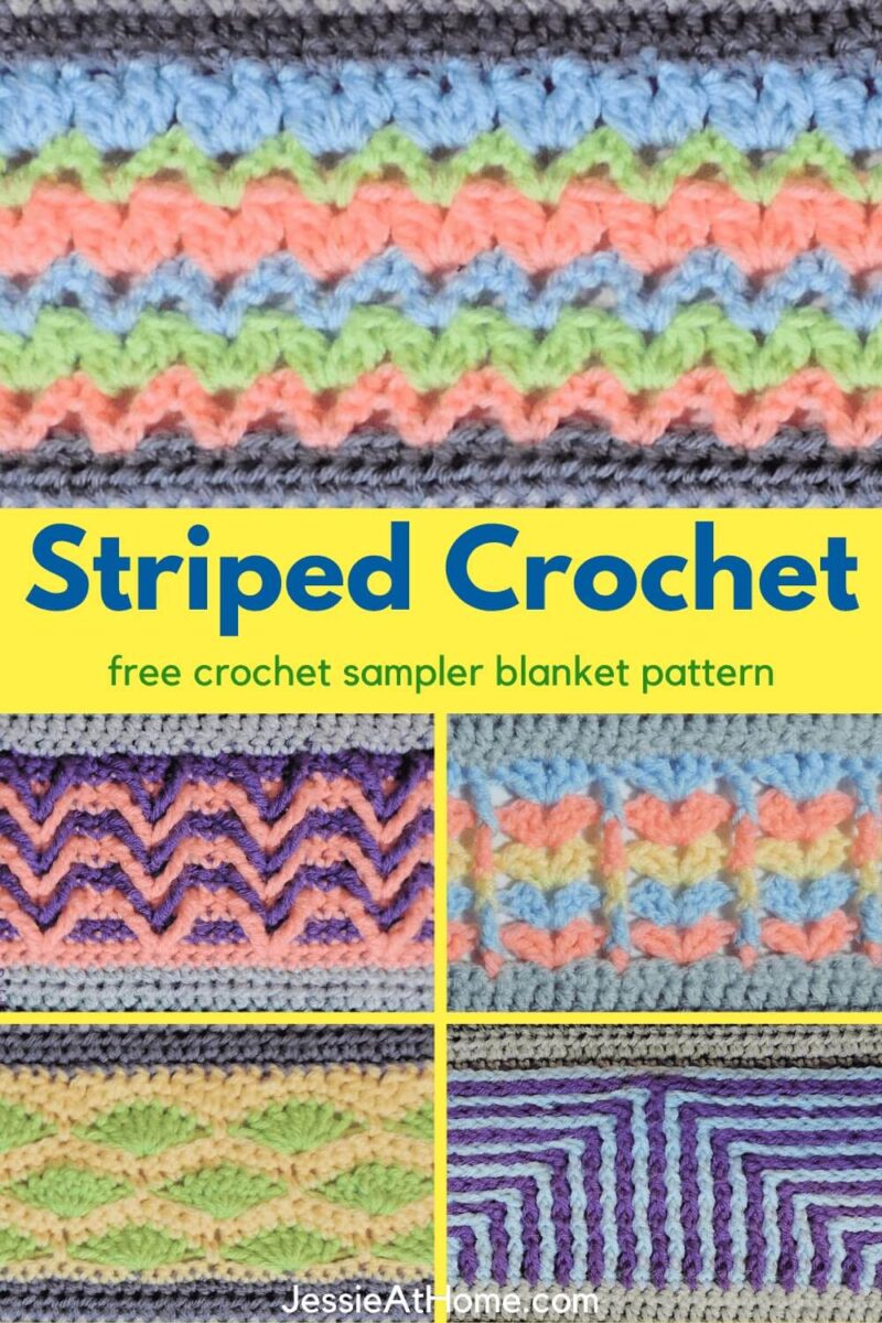Free Crochet Along Blanket Pattern, Part 7 - Jessie At Home