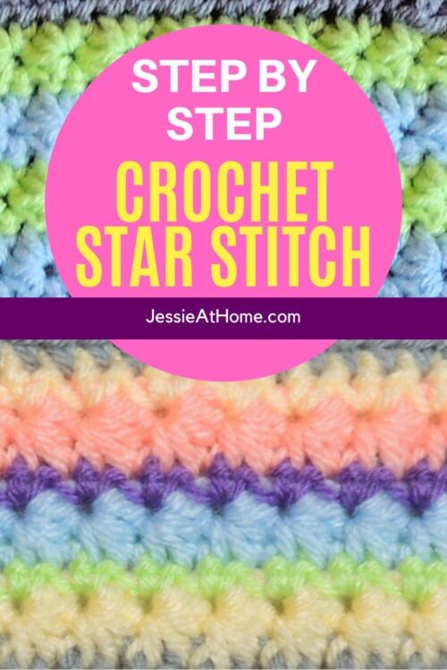 How To Crochet the Beautiful and Unique Crochet Star Stitch