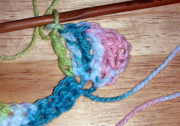 Extended Ripple: A Feather and Fan Crochet Stitch Free Pattern