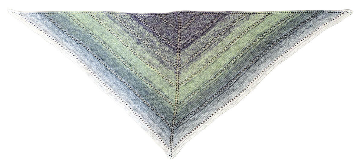 Easy Triangle Shawl Knitting Pattern for the Spring Season