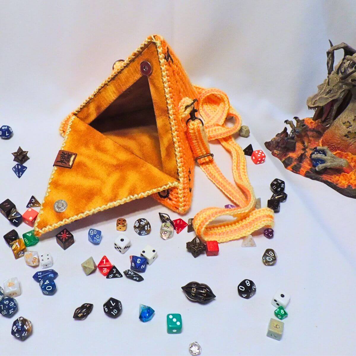 D4 Dice Bags Crochet Pattern for Your Daily Quests - Jessie At Home