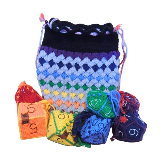 Bag of Holding Collection: RPG Dice-Shaped Bags Crochet Pattern ...