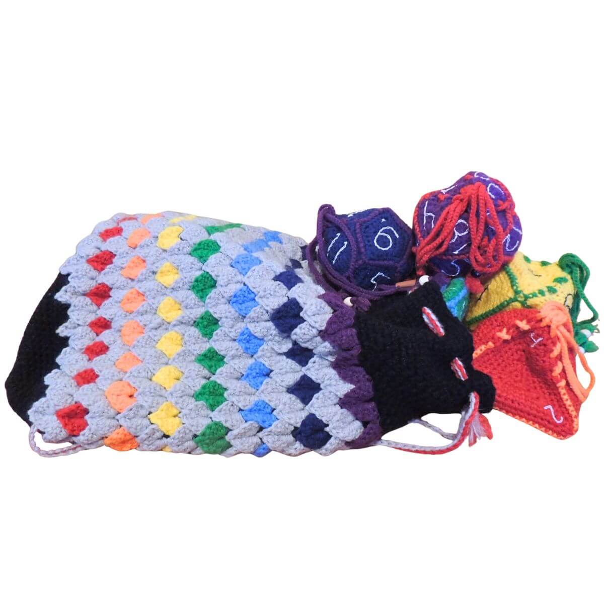 Bag of Holding Collection: RPG Dice-Shaped Bags Crochet Pattern ...